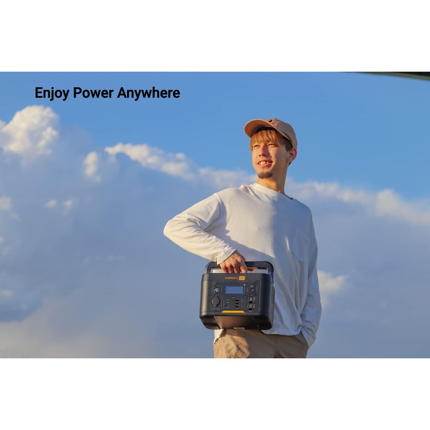 Powerness Hiker | U500 500w | 515wh Portable Generator Power Station ...