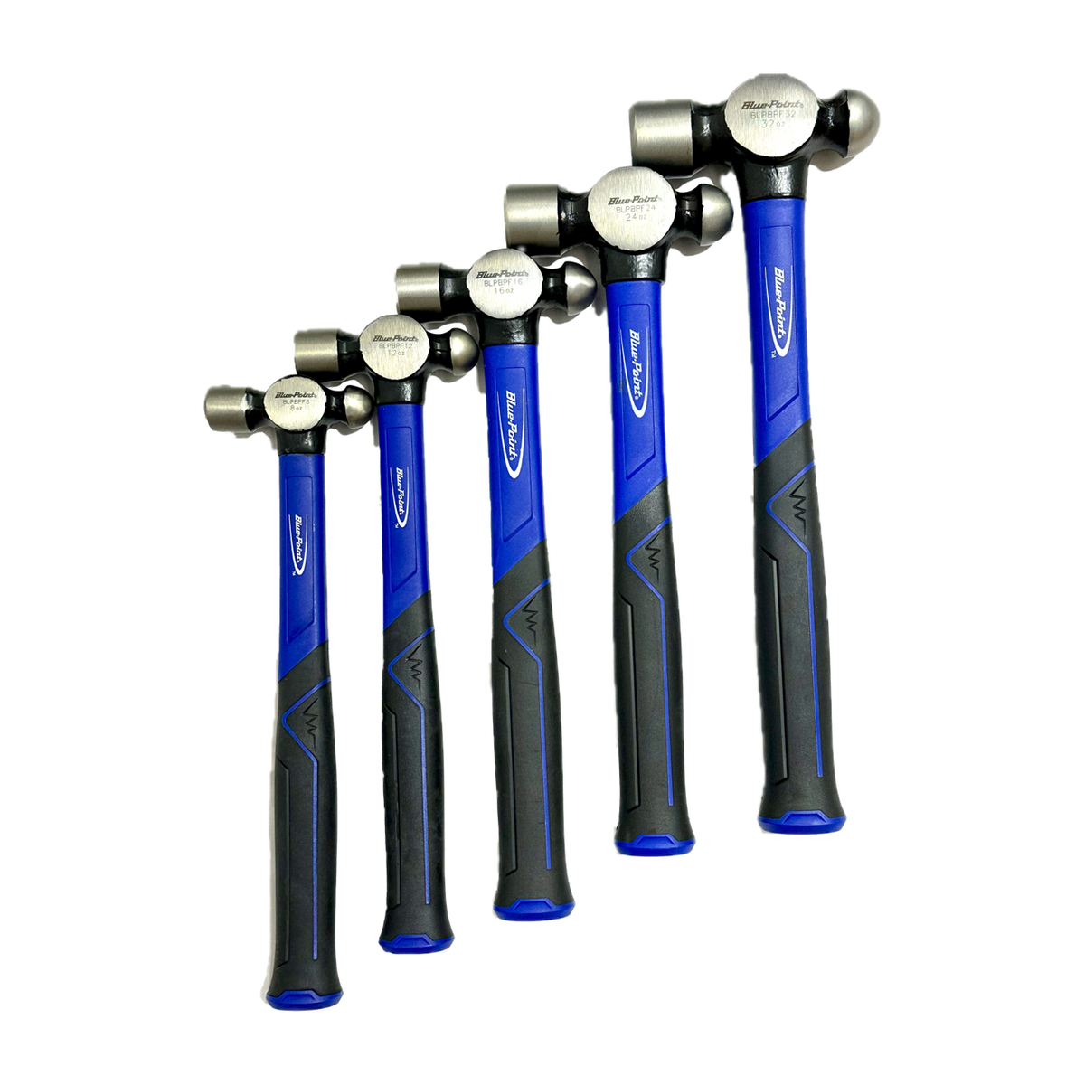 Blue Point Fibreglass Handle Ball Pein Hammers 8oz - 32oz — Discount ...